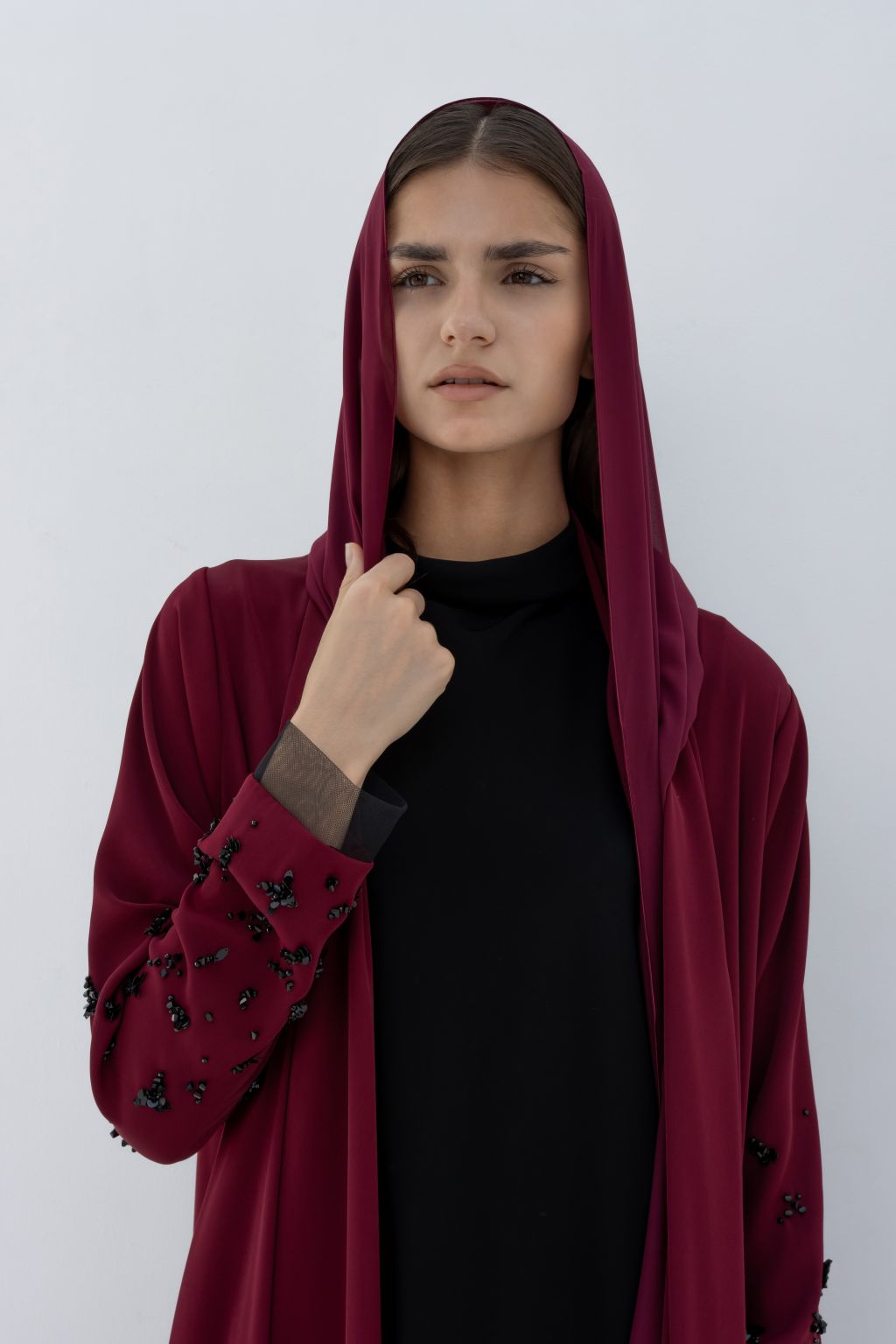 Julia in Maroon | Elegant & Timeless Modest Wear | Selected Lines